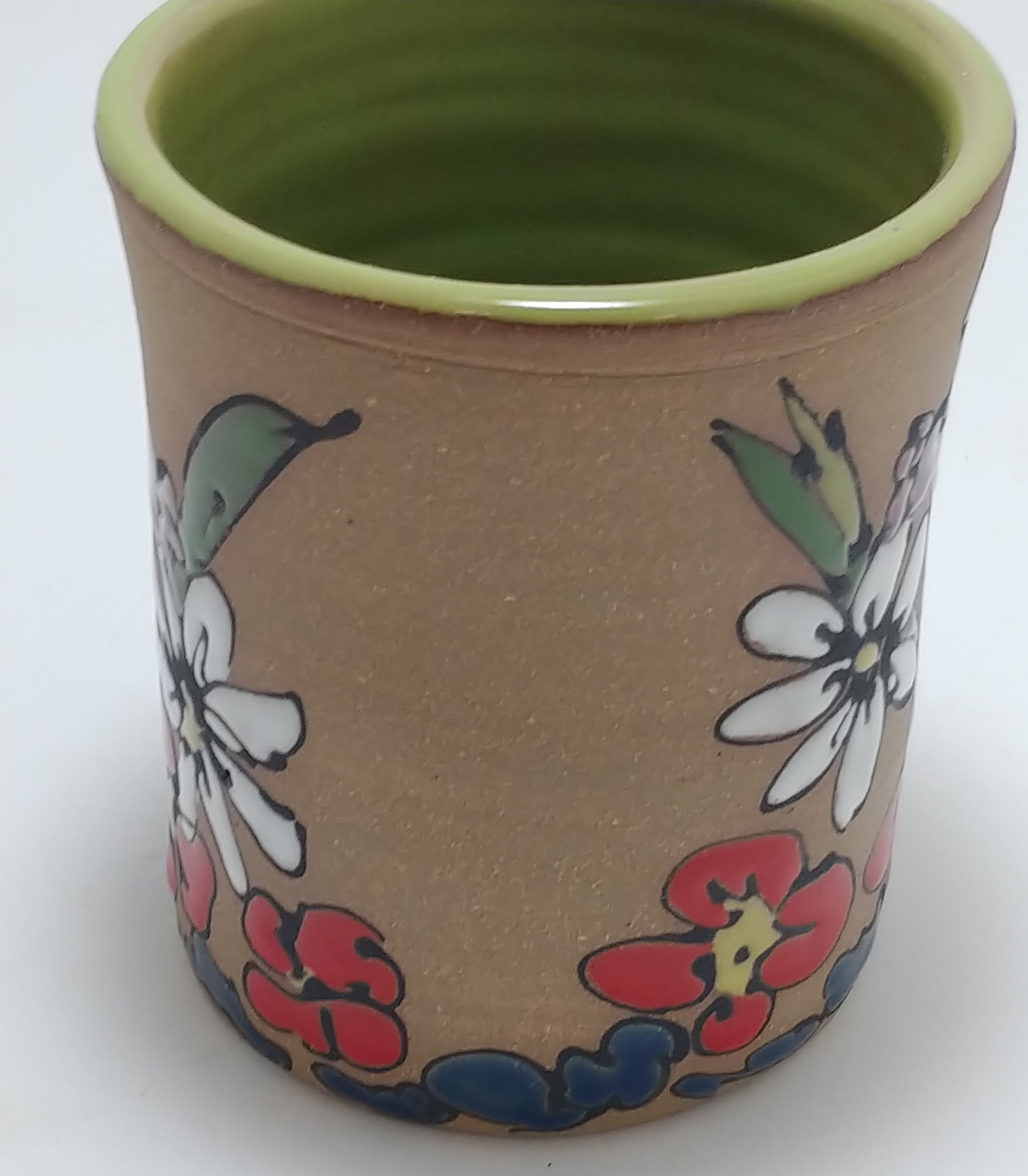Vase, utensil holder | Arline J Link Pottery
