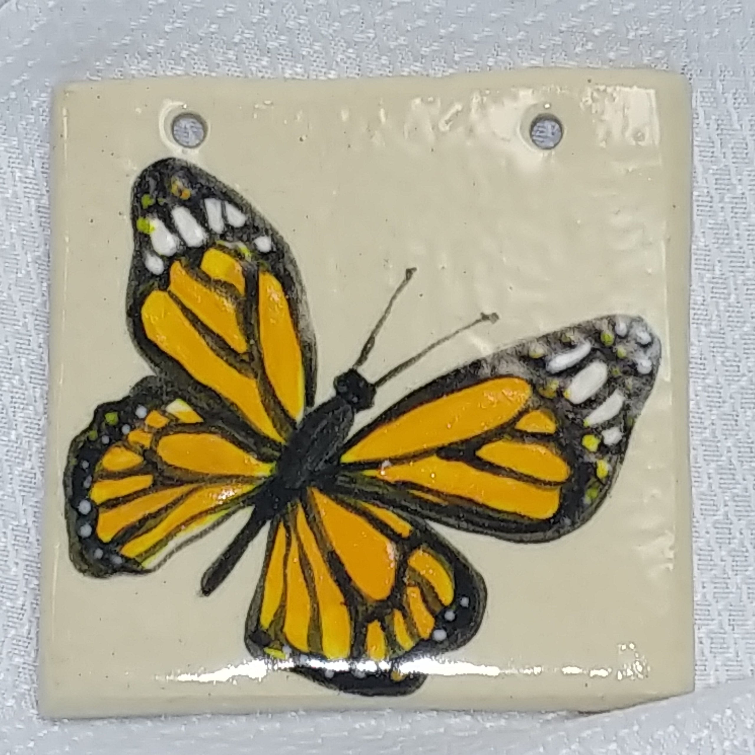 Orange Butterfly, Monarch | Arline J Link Pottery