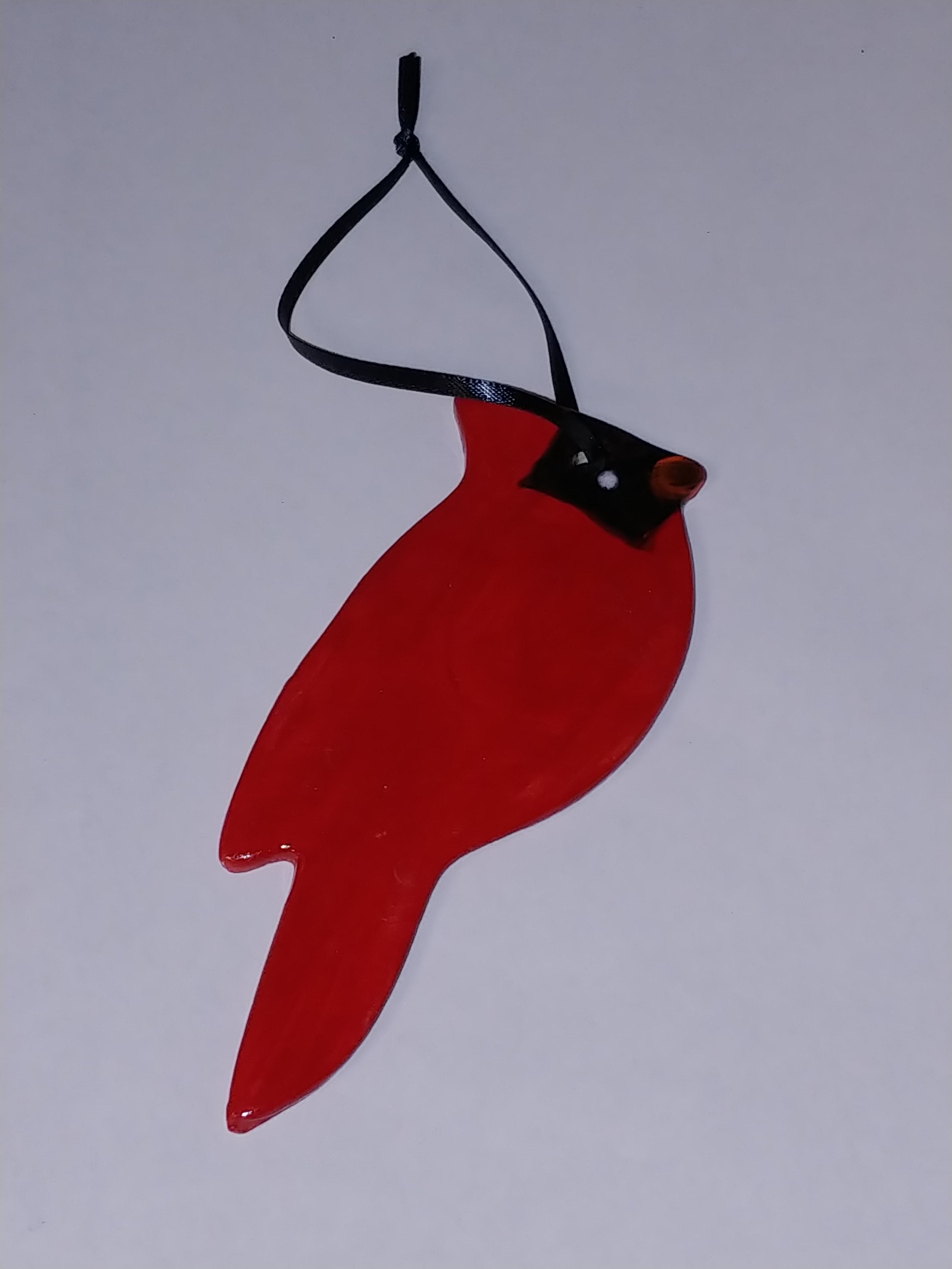 Cardinal ornament | Arline J Link Pottery